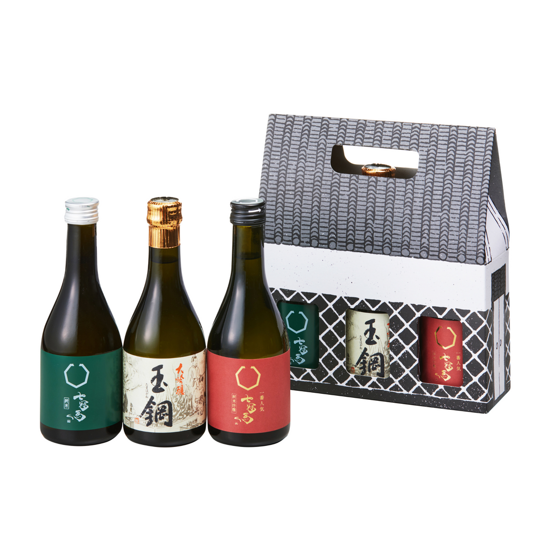 酒蔵飲みくらべセット[300ml 3本セット]（手提げ箱入り） – 簸上清酒 蔵元直送オンラインショップ